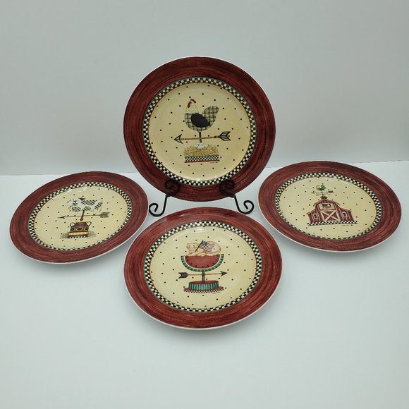 Sakura | Dining | Sakura Weathervane Salad Dessert Plates Debbie Mumm ...